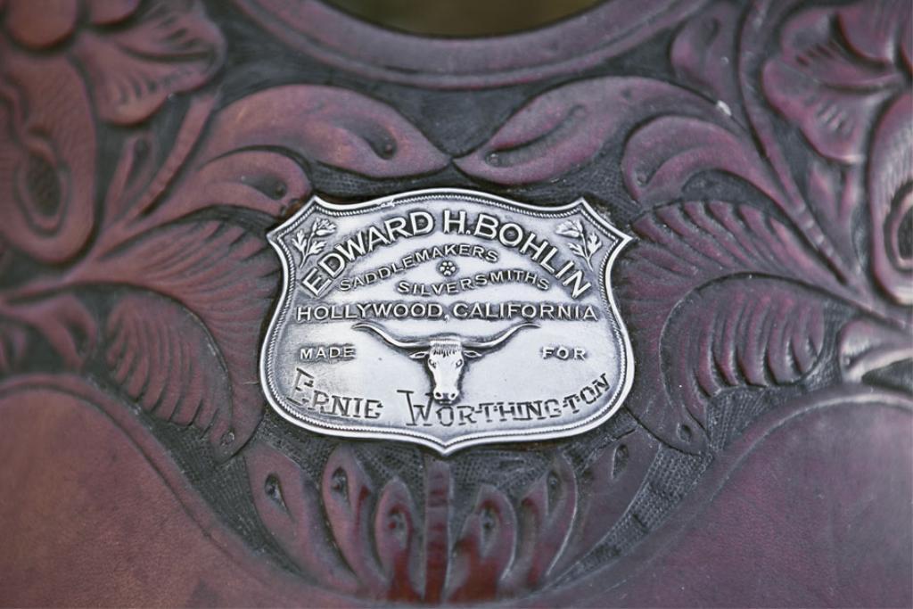 Silver-mounted parade saddle by Edward Bohlin made especially for ...