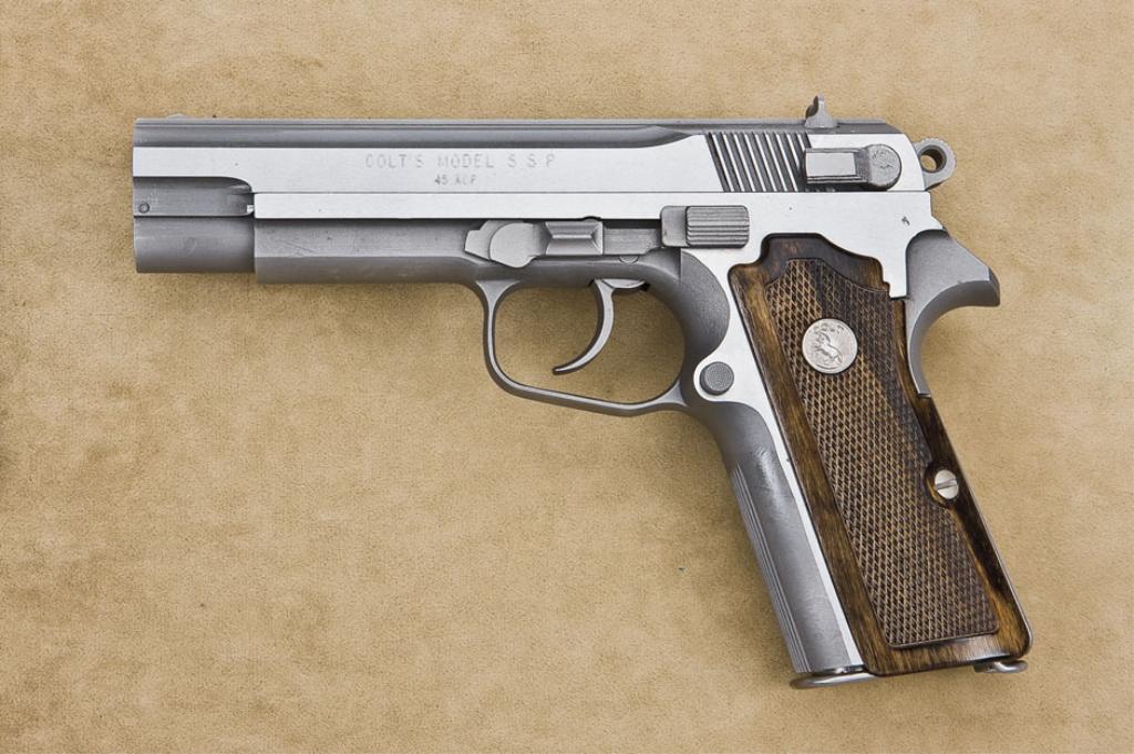 Colt SSP 45 ACP Caliber Double action Stainless Steel Semi Colt SSP 45 ACP Caliber Double action Stainless Steel Semi