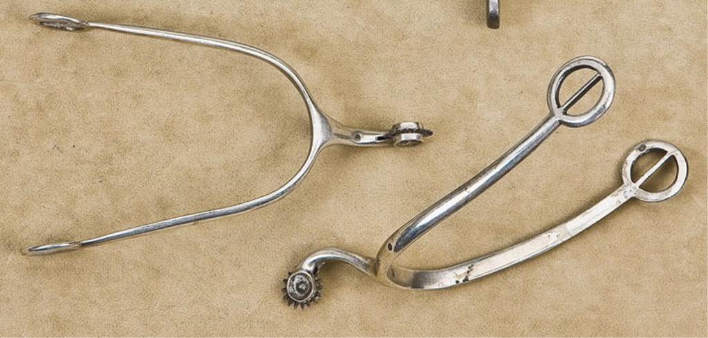 Pair of French Officer’s spurs circa 1800-1830's in overall excellent ...