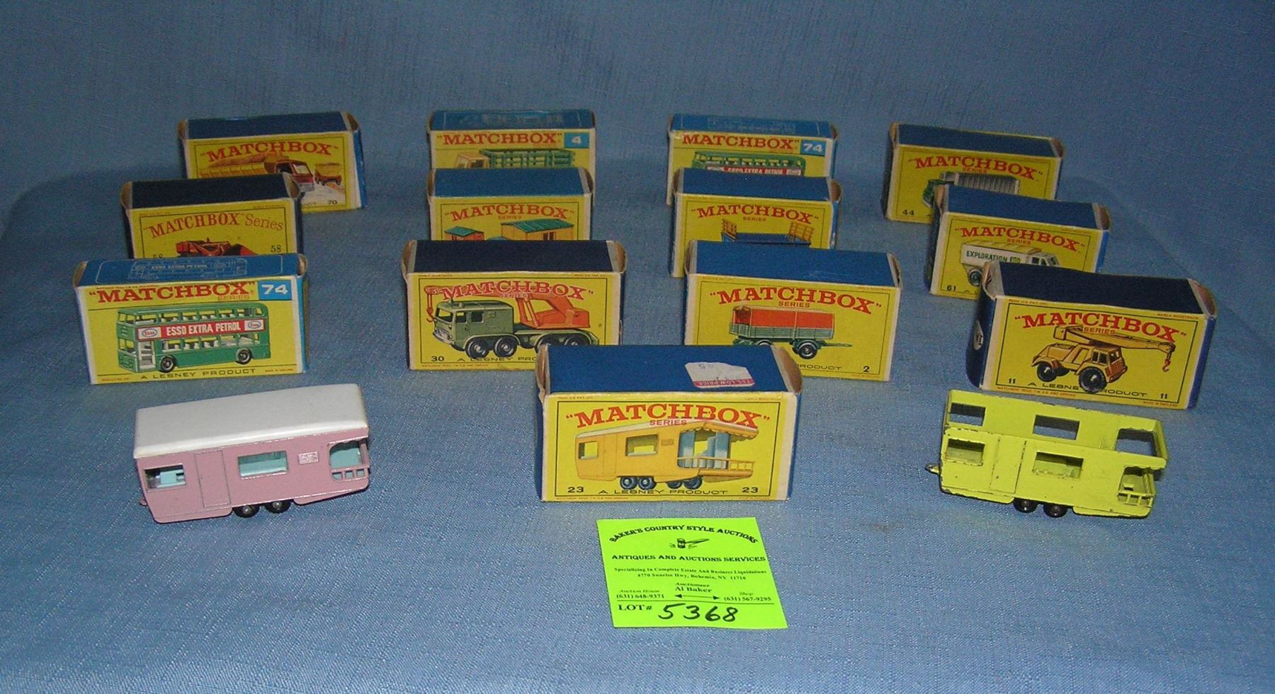 Collection of early Matchbox collector cars