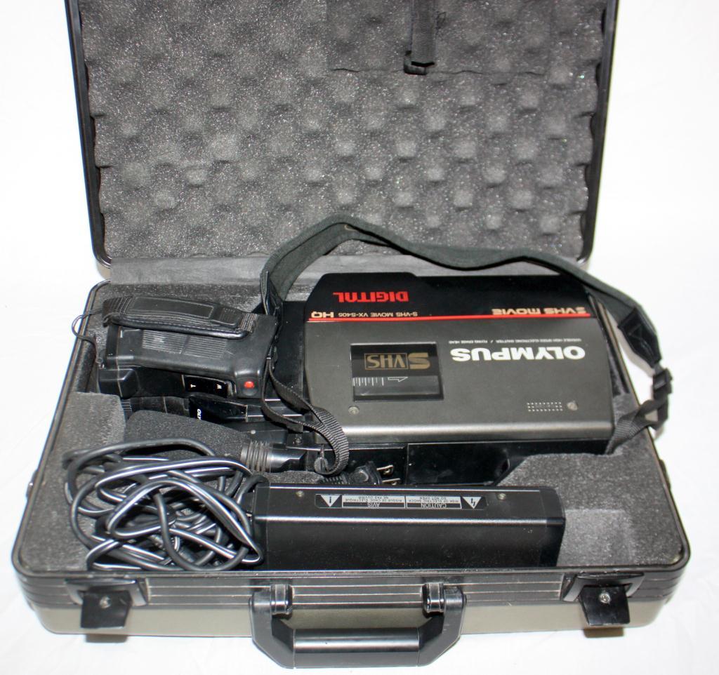 Olympus Digital VHS Movie Camera and Case