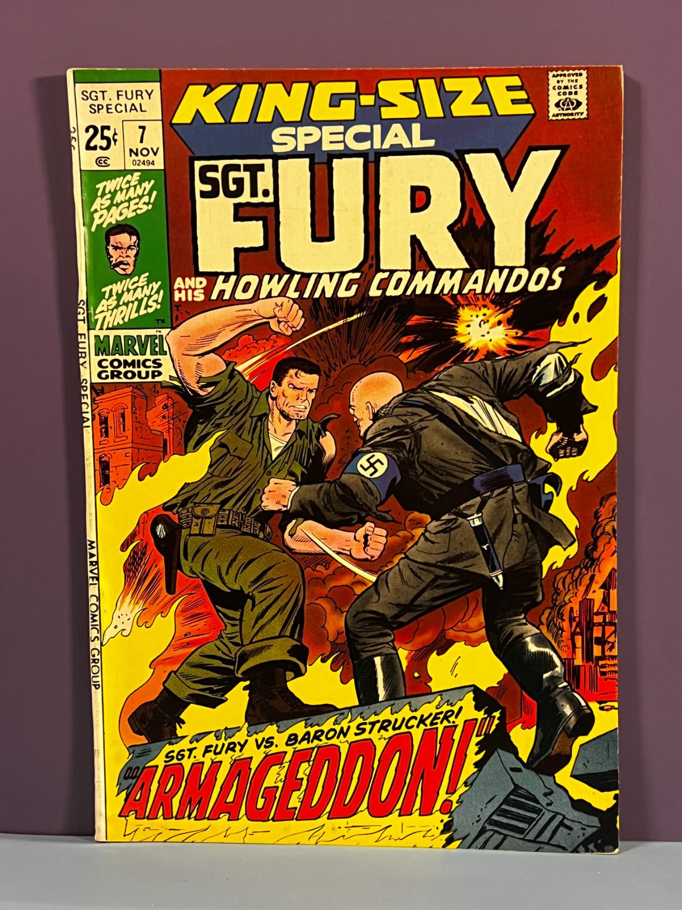 Sgt. Fury King-Size Special #7 Marvel Comics (Nov 1971) Armageddon