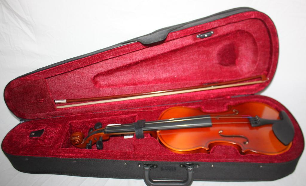 Bridgecraft Violin and Bow with Case Made in USA
