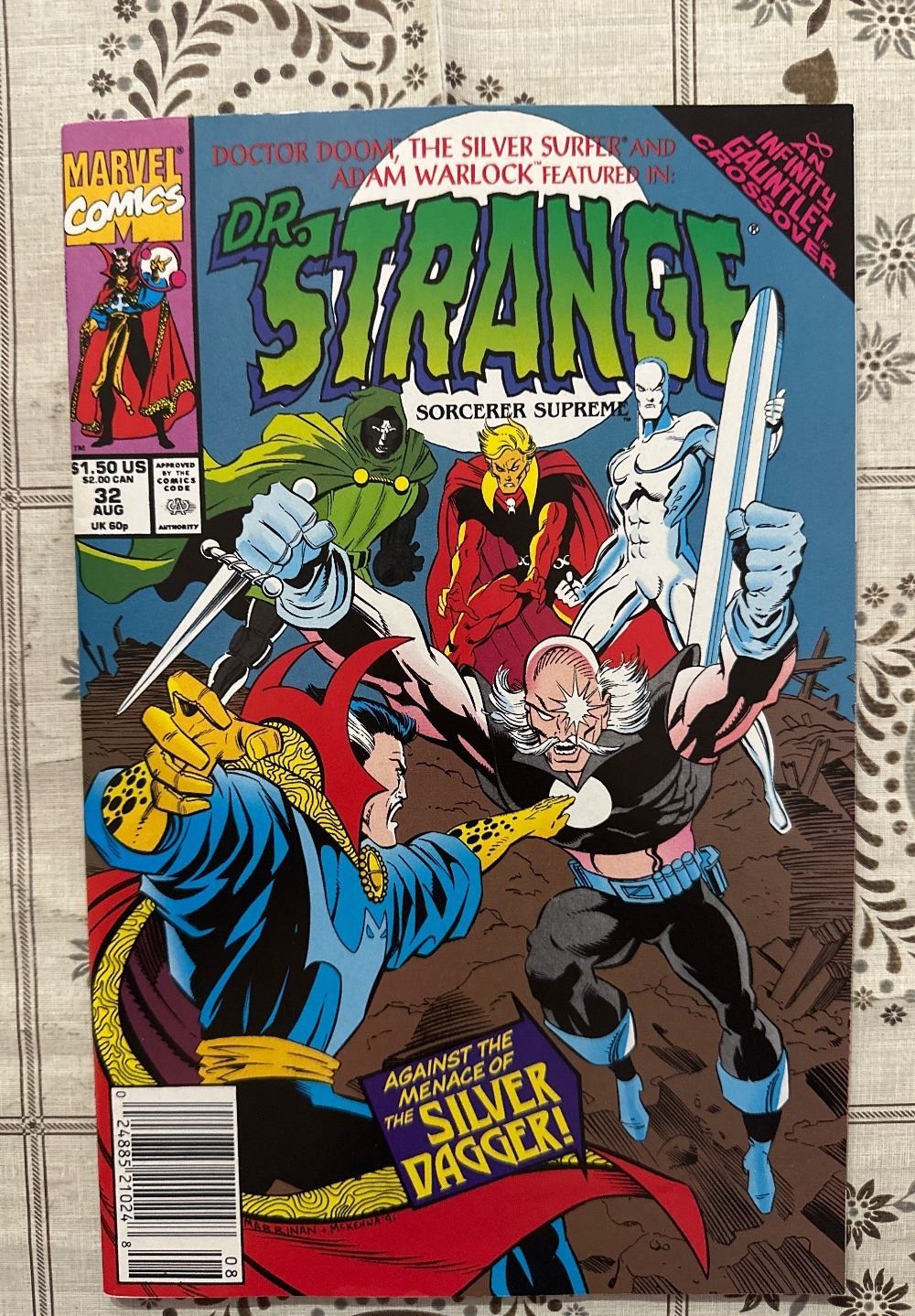 Dr. Strange Sorcerer Supreme #32 (1991) Marvel Infinity Gauntlet Crossover