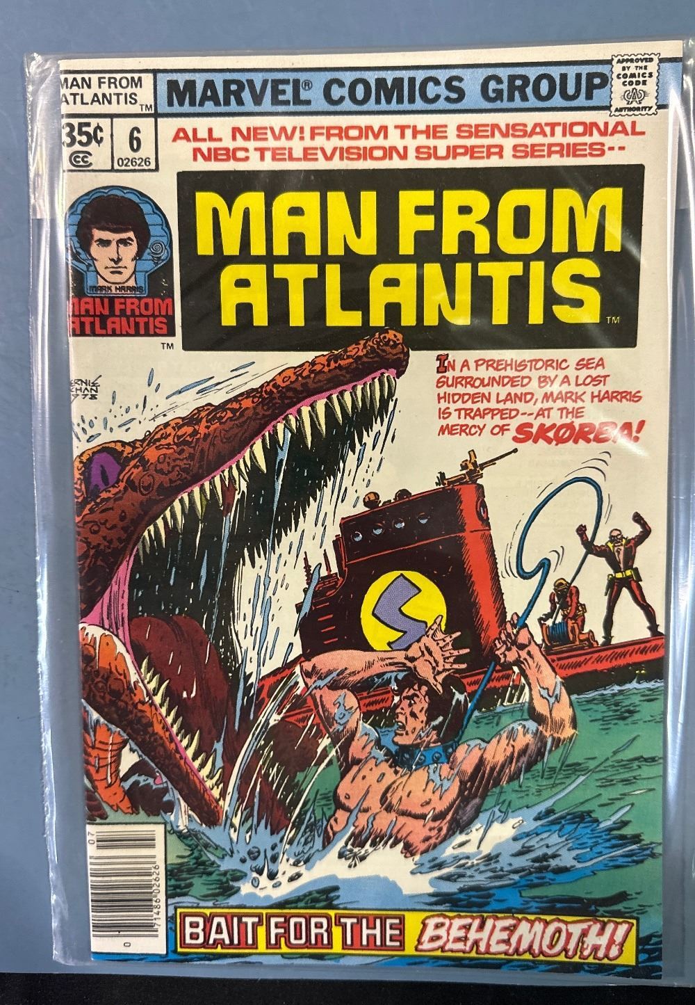 Man From Atlantis #6 (Marvel, 1978) Bronze Age Comic - Bait for the ...