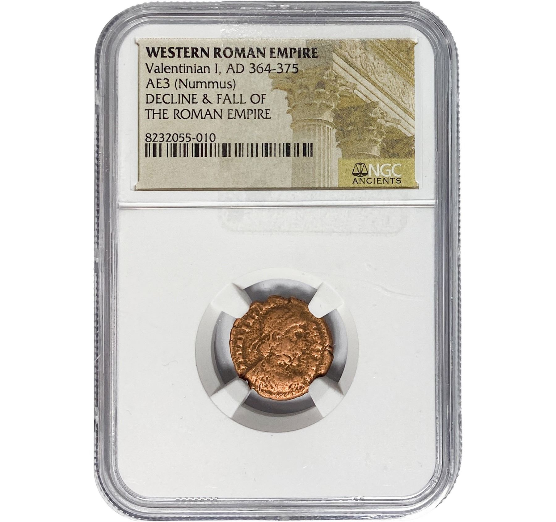 West Roman Valentinian I, AD 364-375 AE3 Nummus