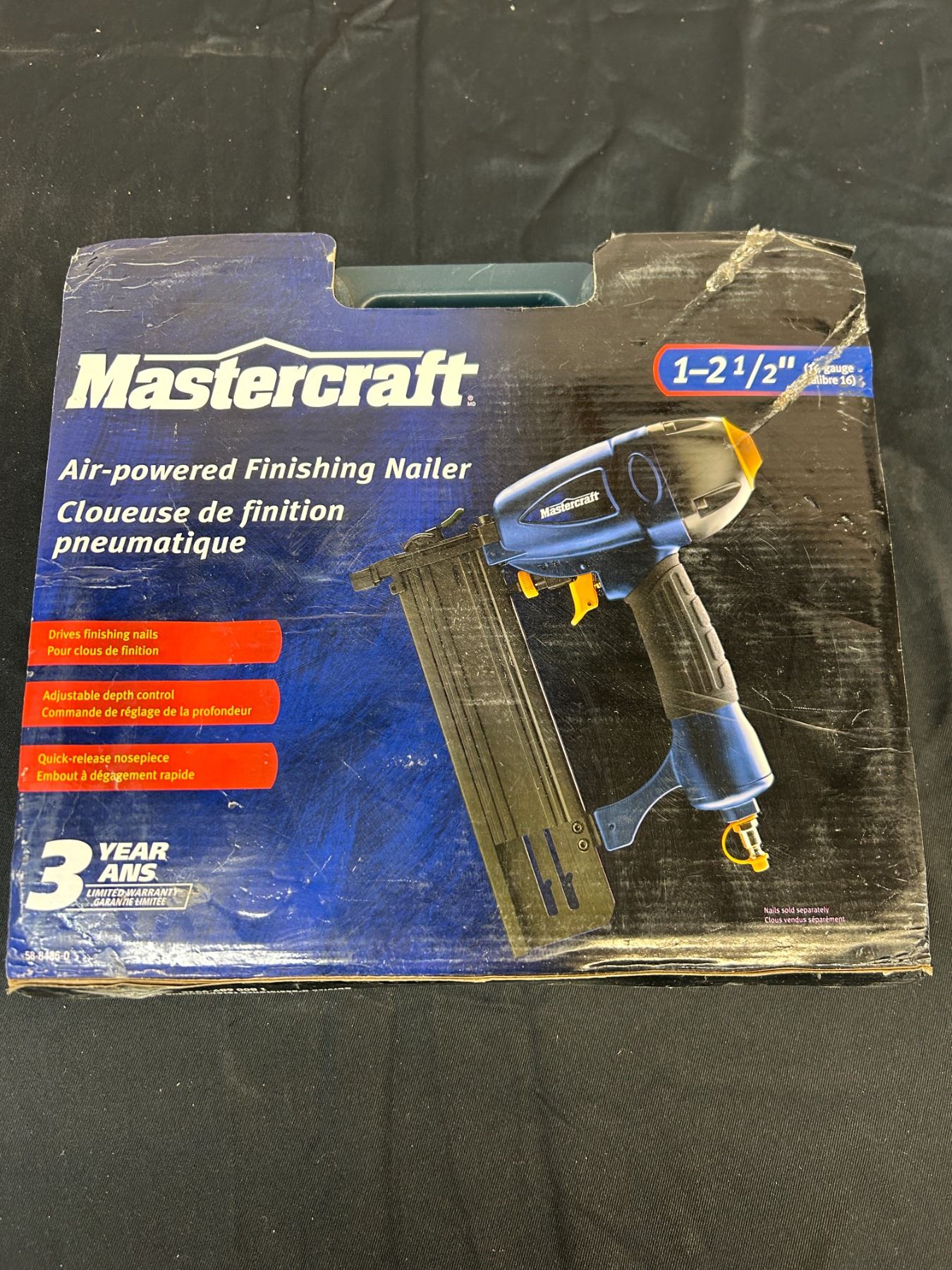 Mastercraft Air Powered Finishing Nailer