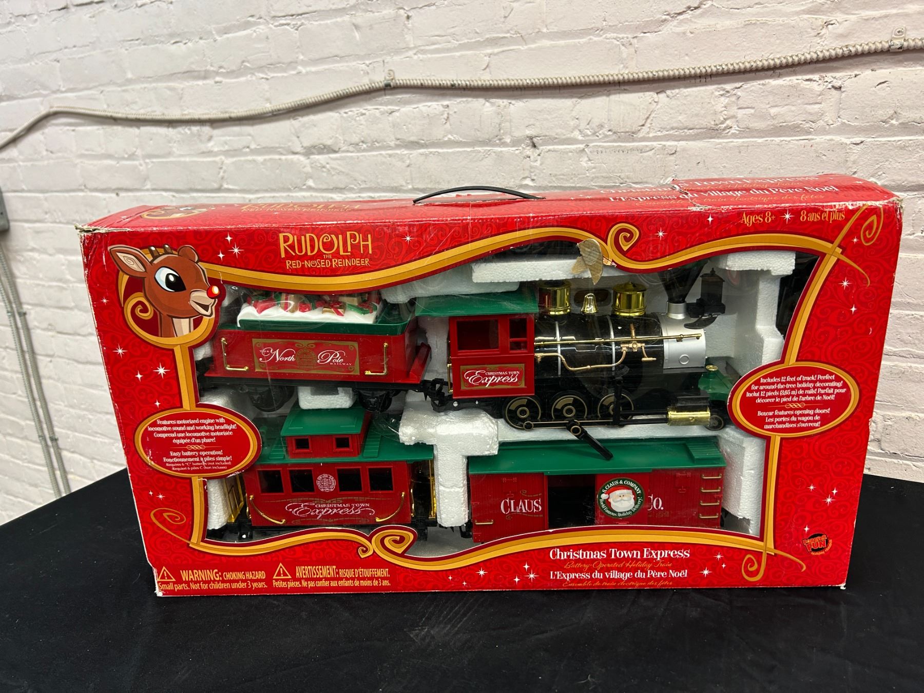 Christmas Town Express Rudolph Train Set by Forever Fun