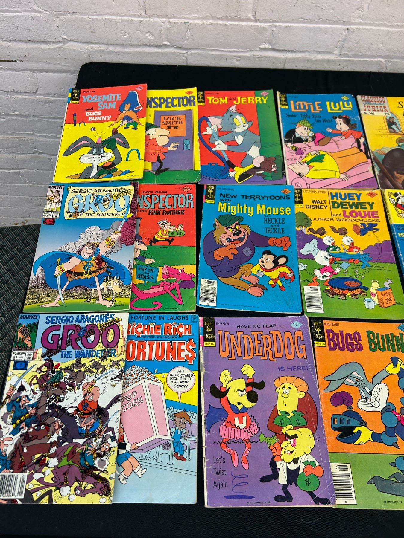 Lot of 26 Vintage Gold Key Comics Groo, Disney, Looney Tunes, Archie, etc