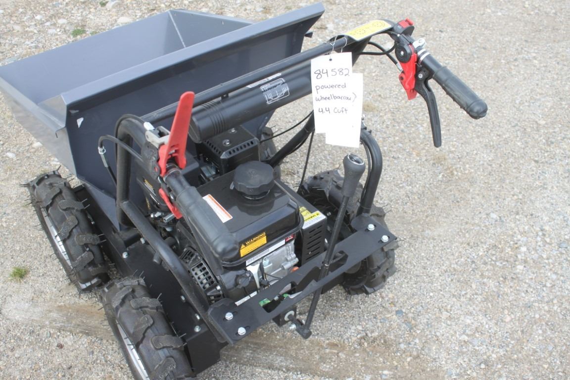 4.4 cu ft gas powered wheel barrow