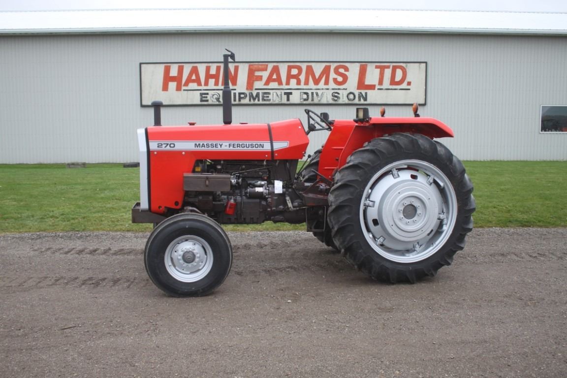 MF 270 2wd tractor, 2894 hours, made in England