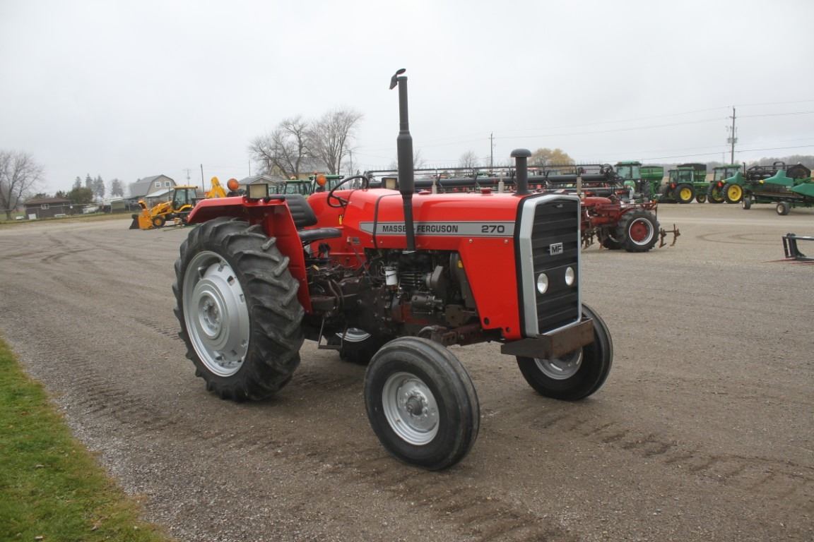 MF 270 2wd tractor, 2894 hours, made in England