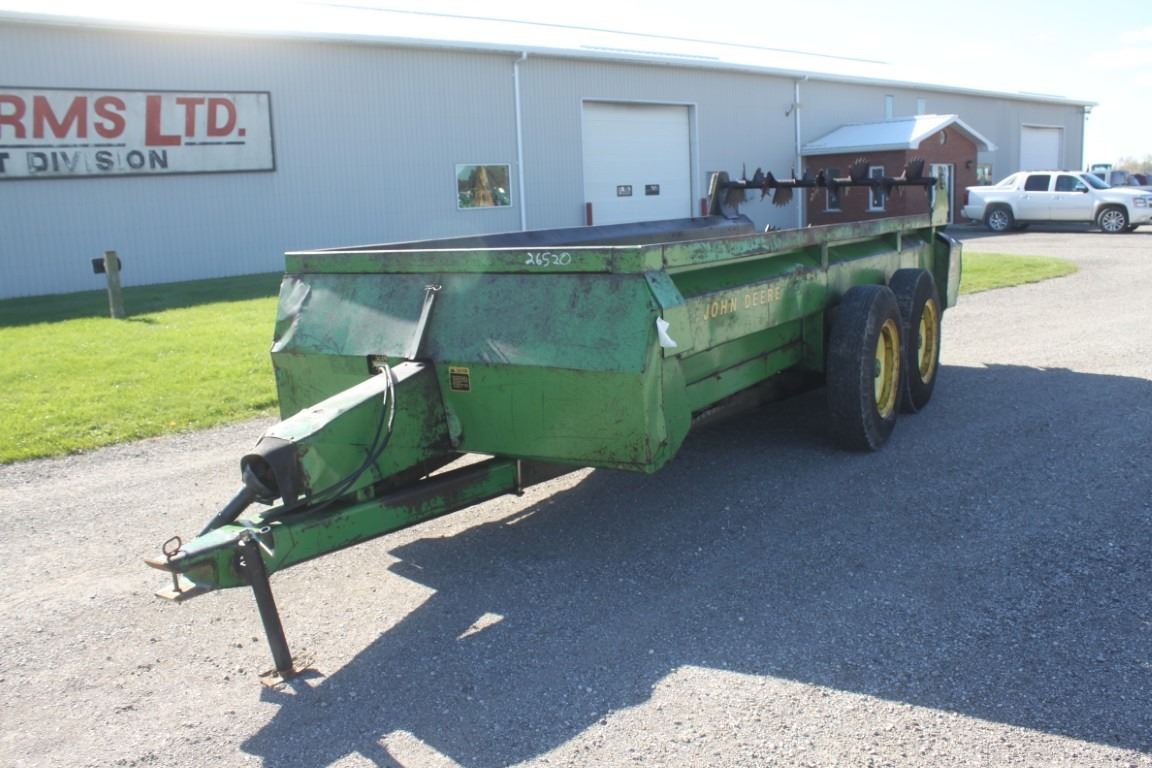JD 680 tandem axle manure spreader, made in USA