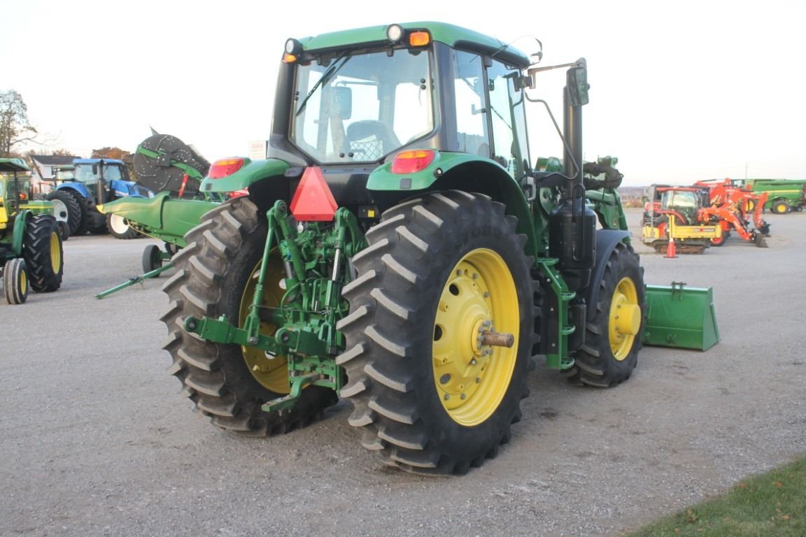 JD 6145M 4wd tractor, cab, air, 640R SL loader
