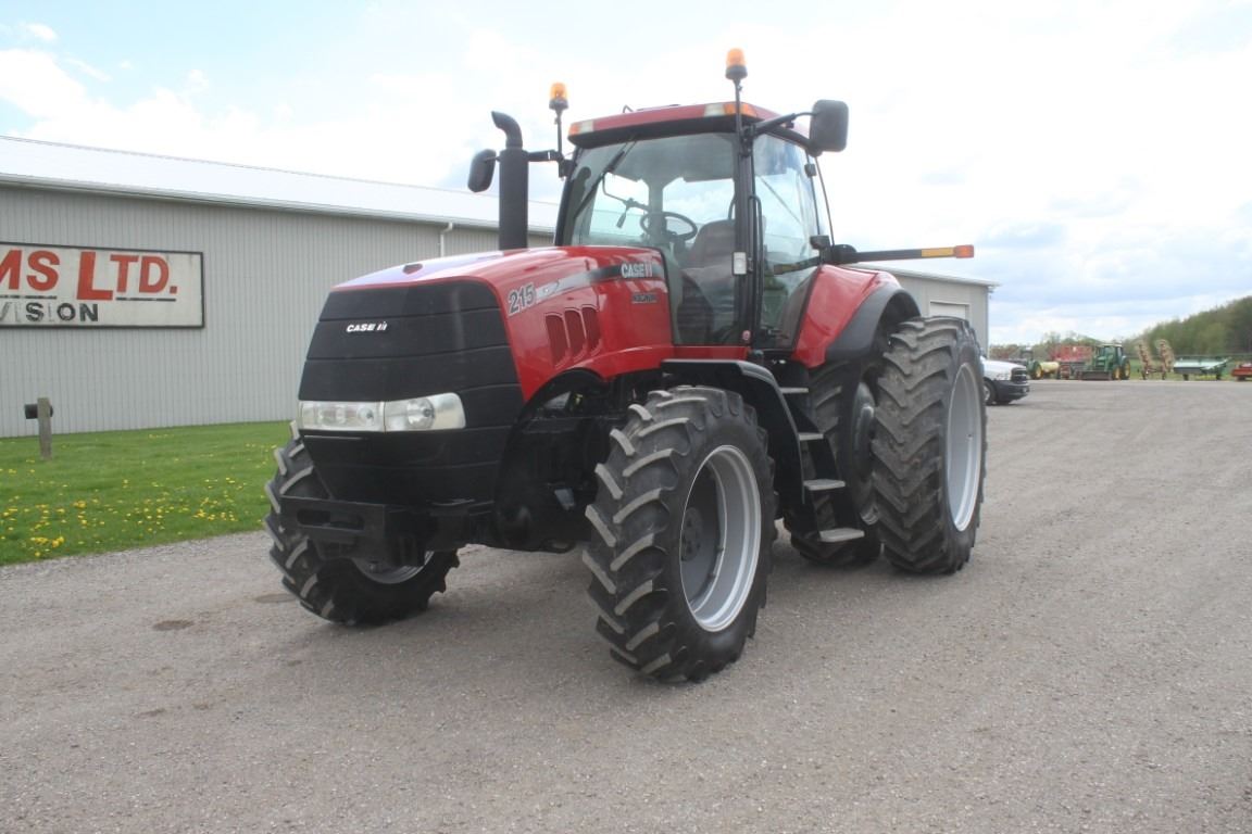 CIH 215 Magnum 4wd tractor, axle duals, 2001 hours