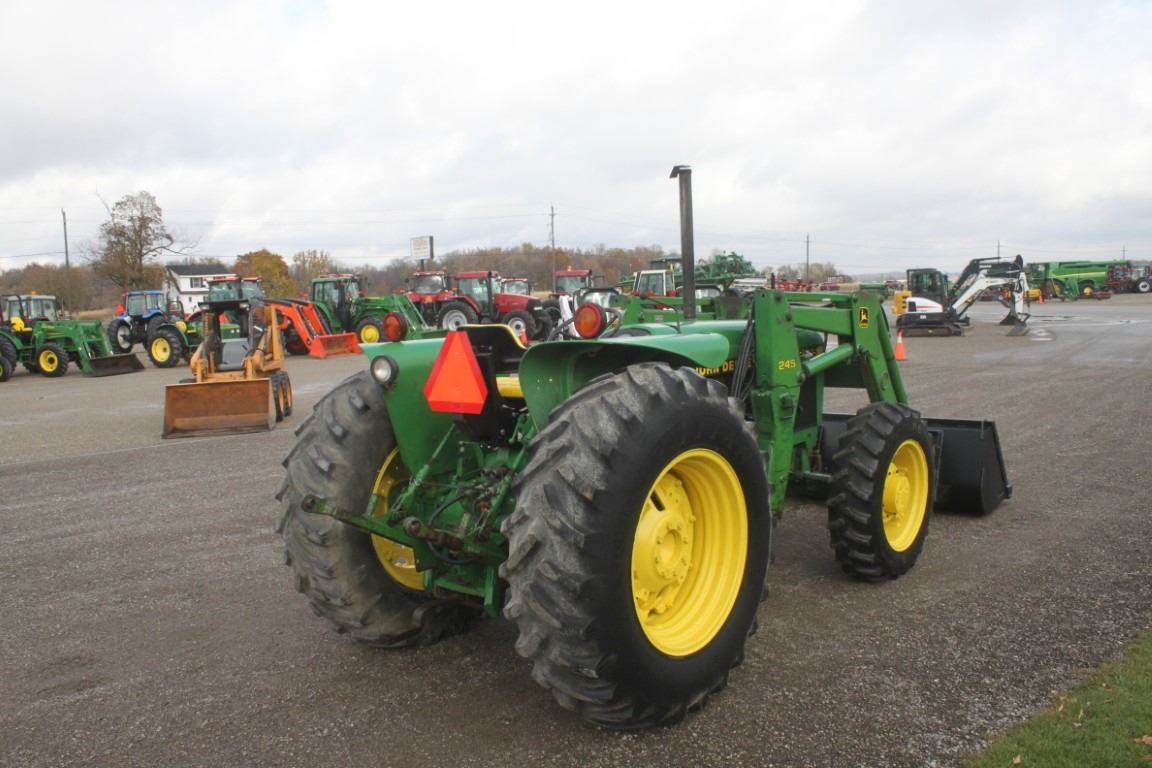 JD 2555 4wd tractor, 245 SL loader, made in Germany