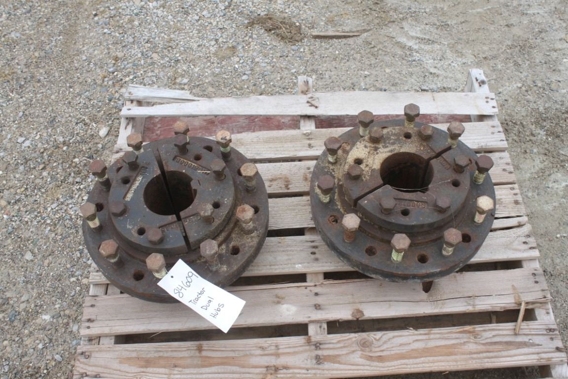 1 set of tractor dual hubs