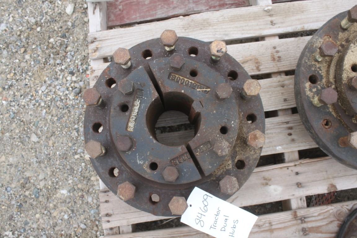 1 set of tractor dual hubs