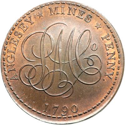 Wales. Anglesey. Parys Mine Company Penny, 1790