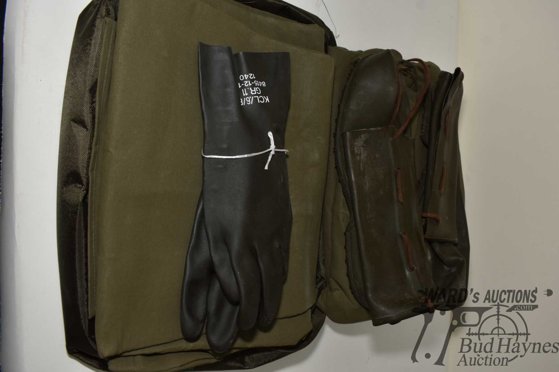German NBC suite w/ pants, jacket and boots in carry case