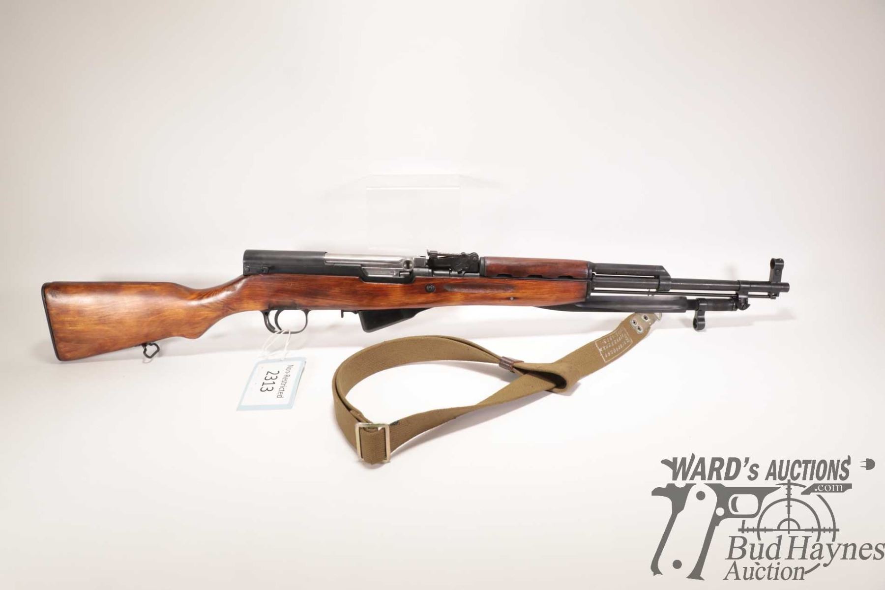 Non-Restricted rifle Tula model SKS, 7.62X39 Five shot semi automatic ...
