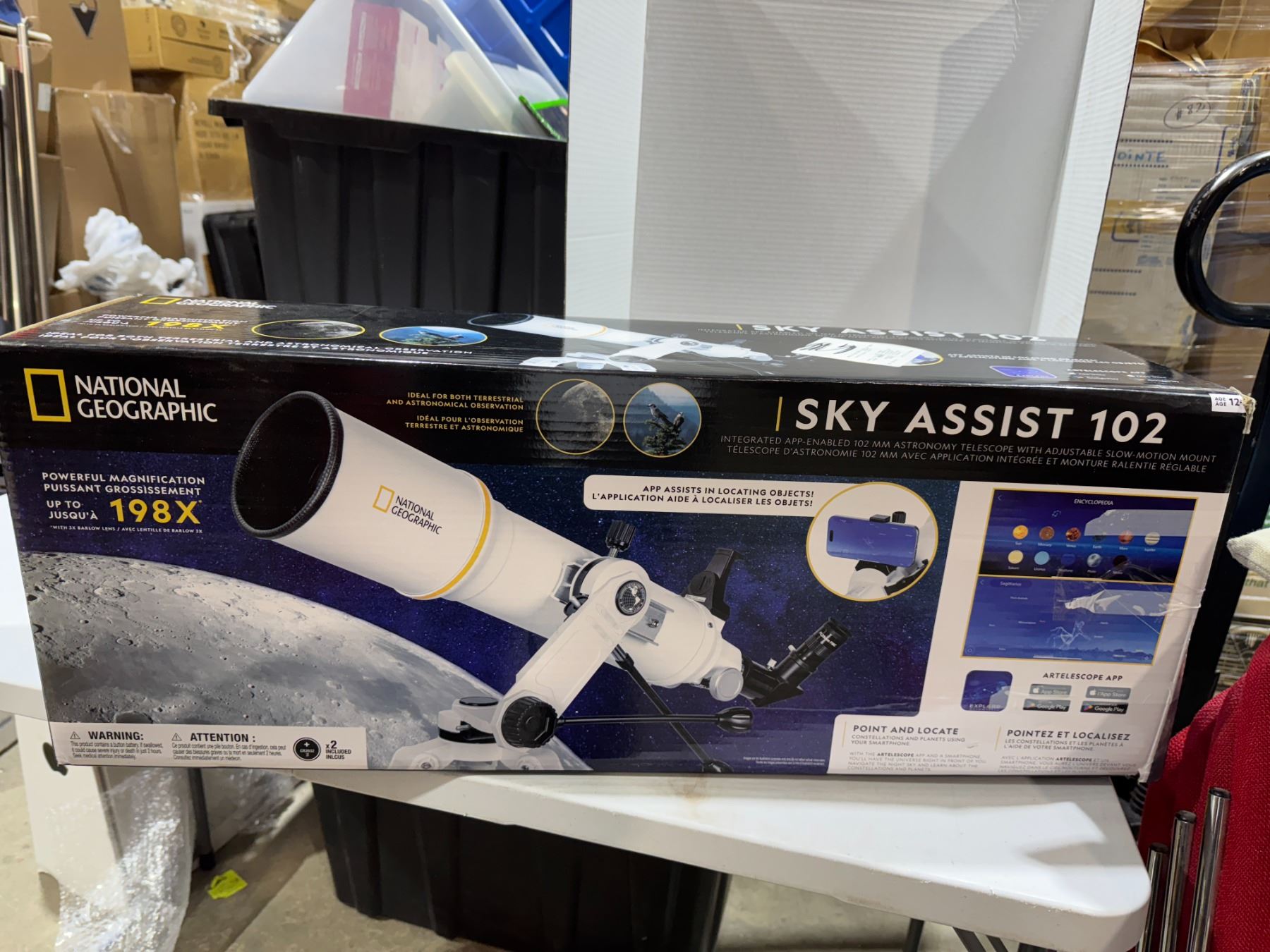 National Geographic sky assist 102 telescope