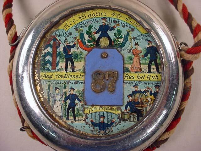 WW1 GERMAN REGIMENTAL RESERVIST FLASK