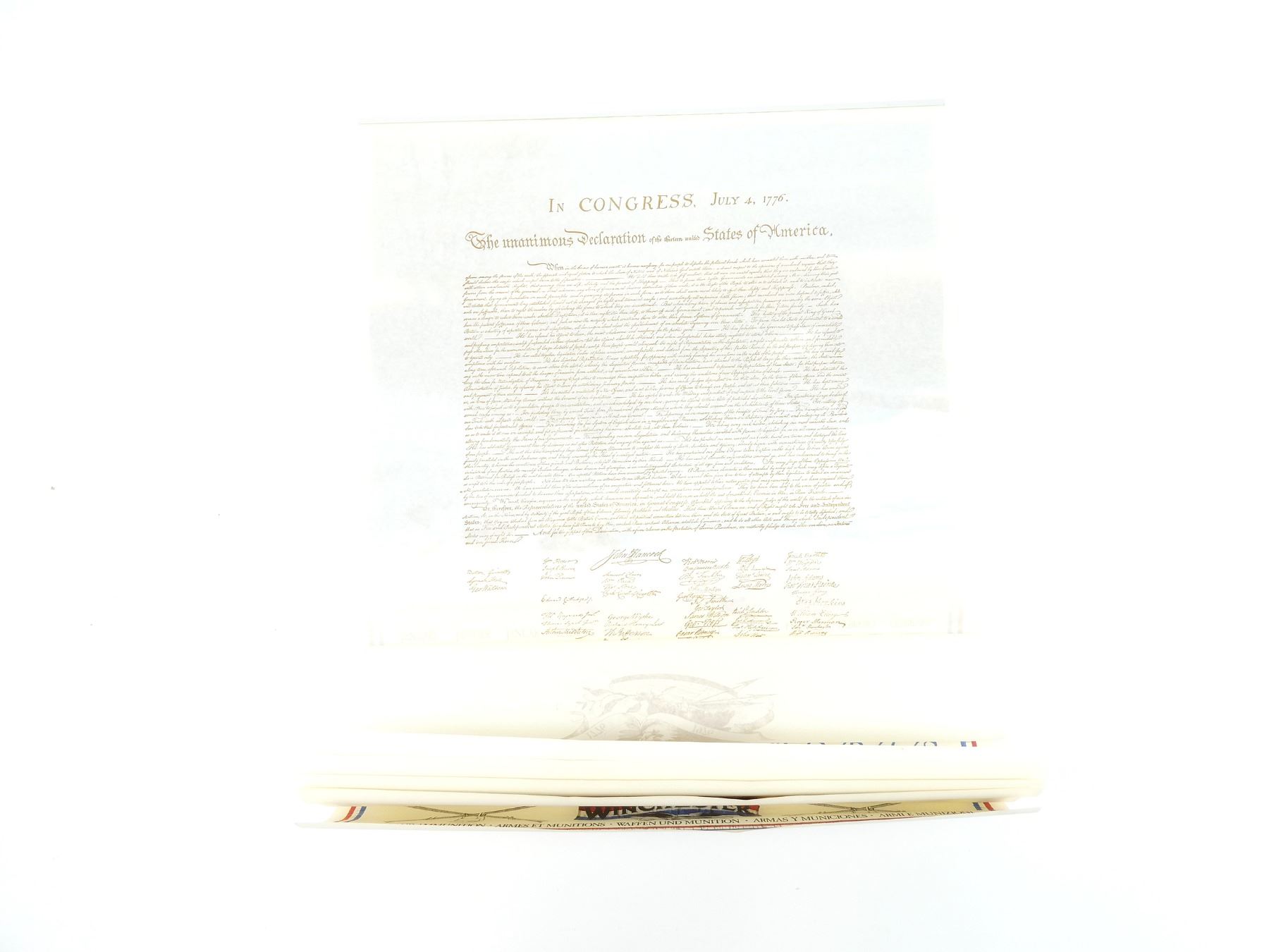 WINCHESTER 1976 BICENTENNIAL WALL CALENDAR