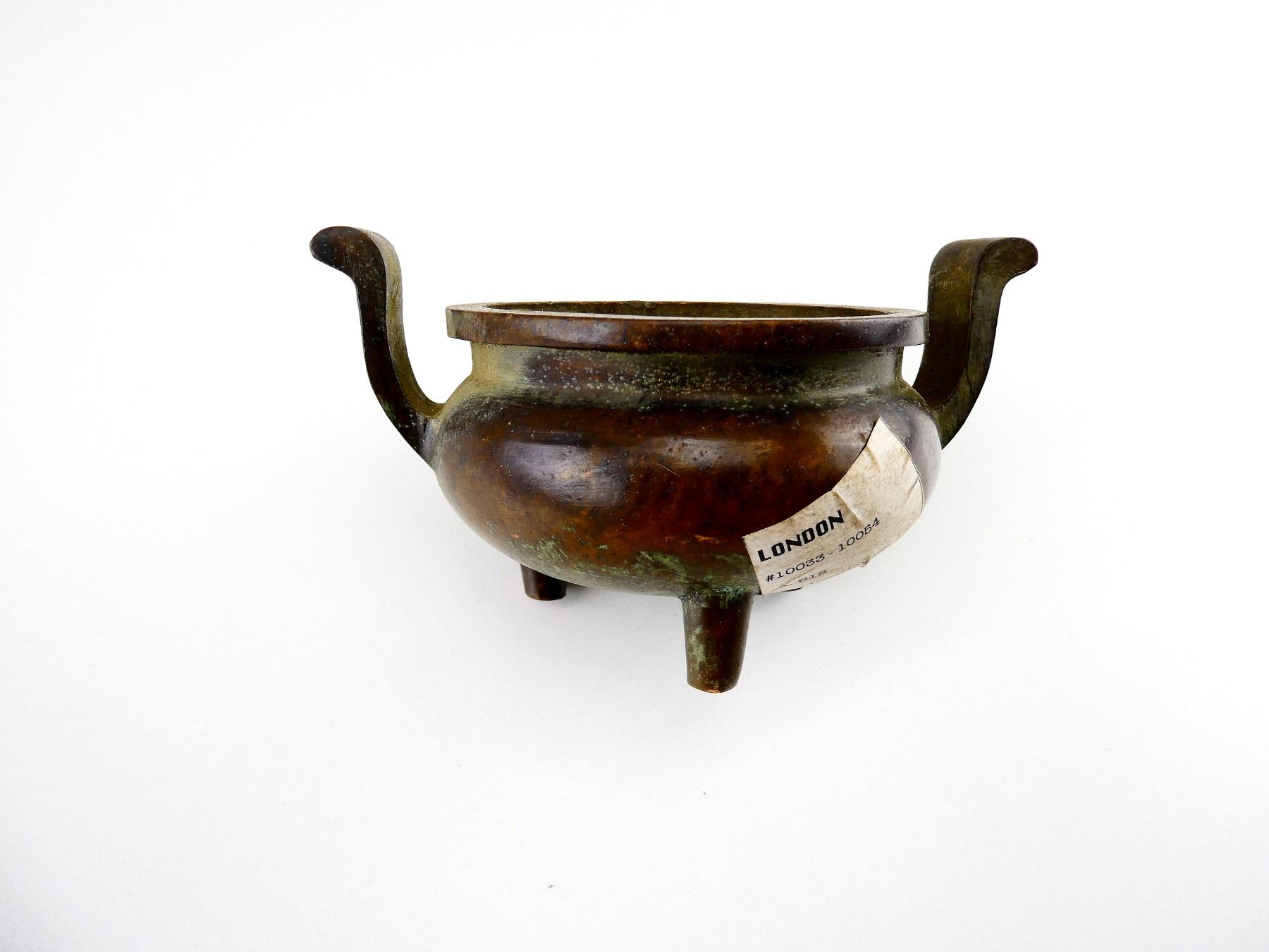 CHINESE MILITARY TENT PRAYER INCENSE BURNER DISH