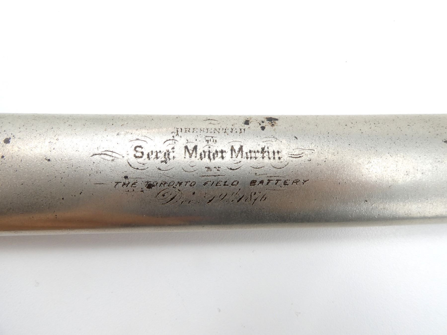 CANADIAN 1822 PATTERN CAVALRY ARTILLERY REGIMENT OFFICER'S SWORD