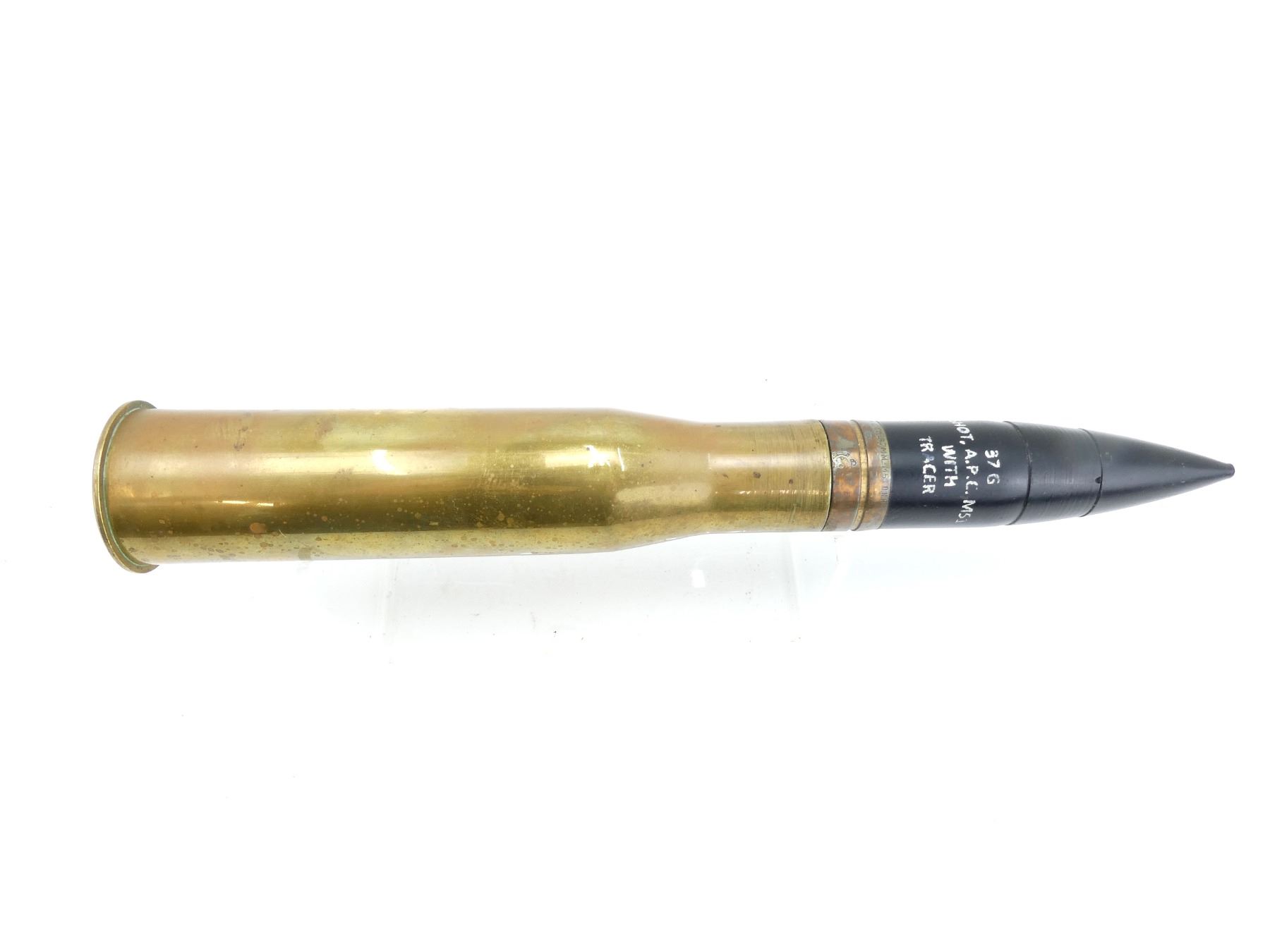 WWII U.S. MILITARY 37MM ROUND INERT