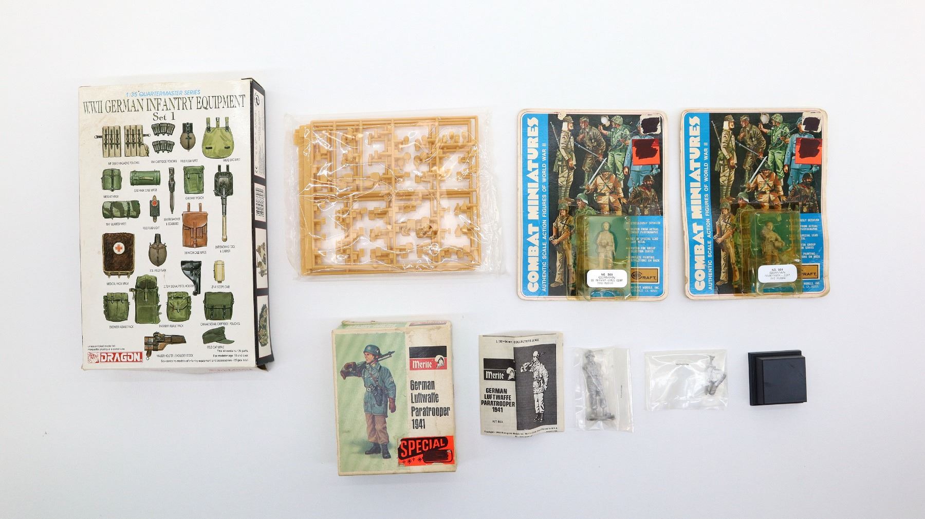 ASSORTED GERMAN MILITARY MODEL KITS LOT
