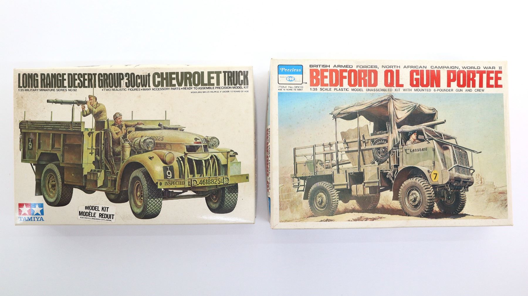 ASSORTED BRITISH MILITARY MODEL KITS LOT