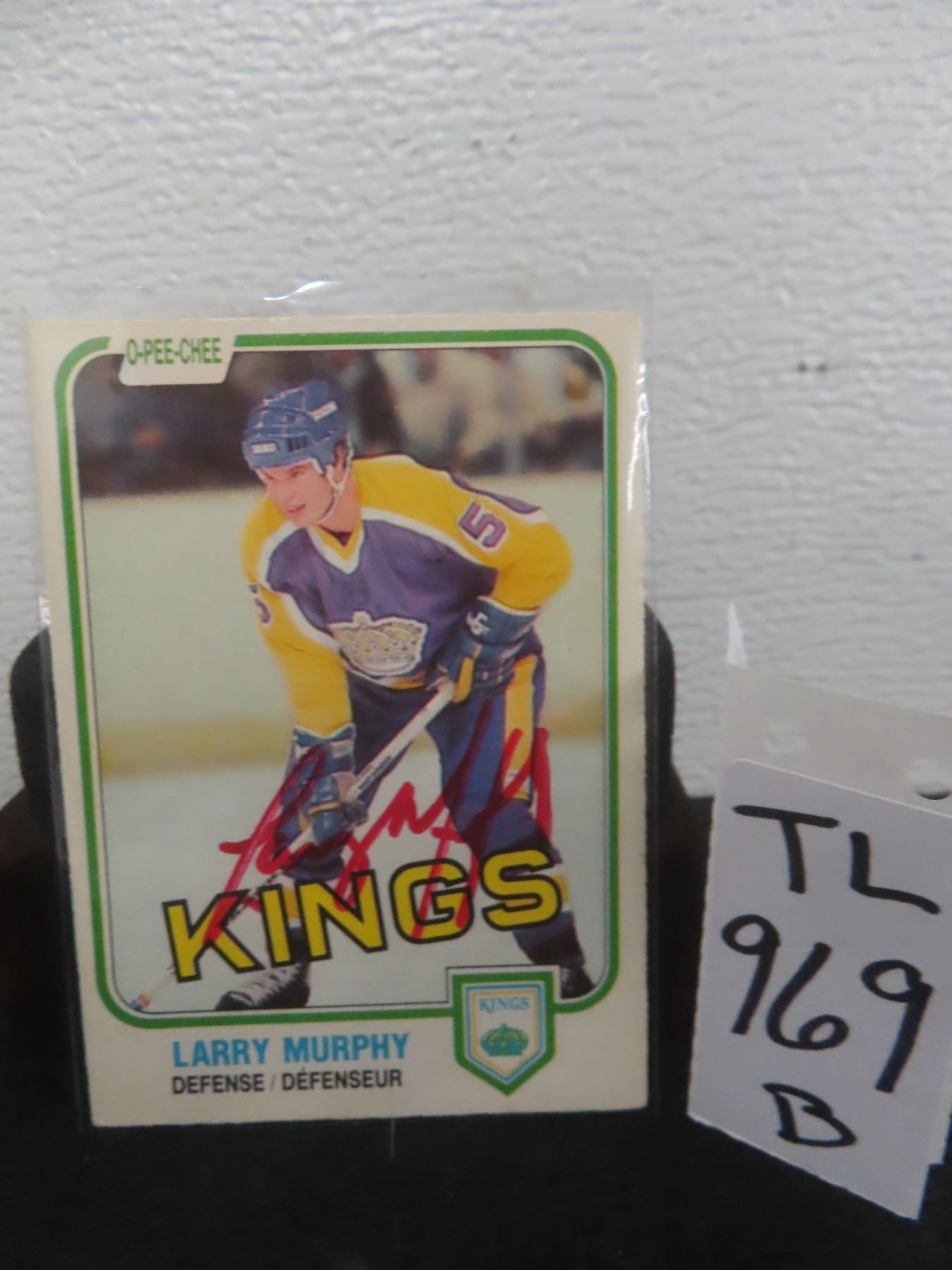1981 Signed Larry Murphy Card