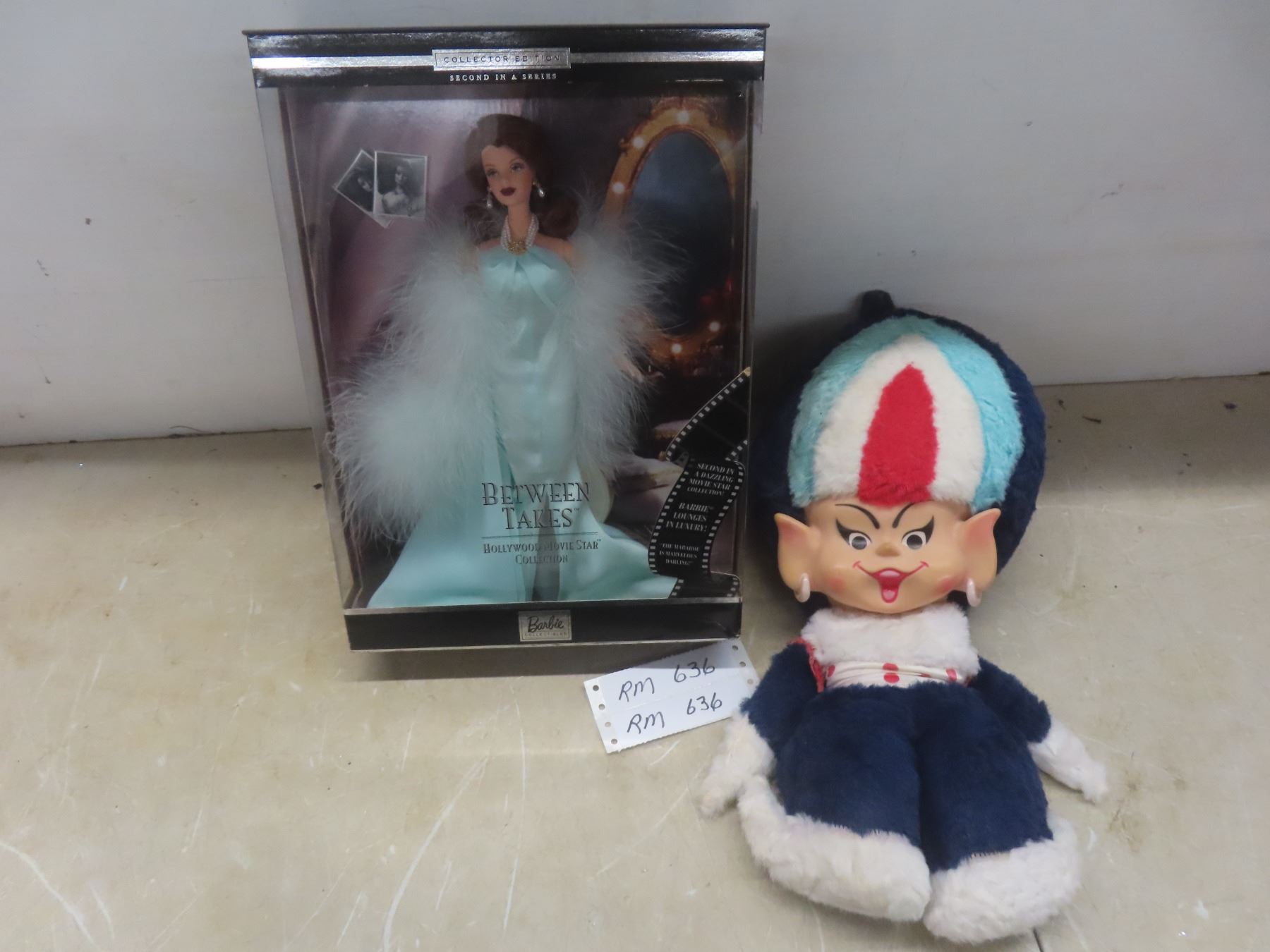 Vintage Gas Genie Doll & Barbie Between Takes Movie Star Collection