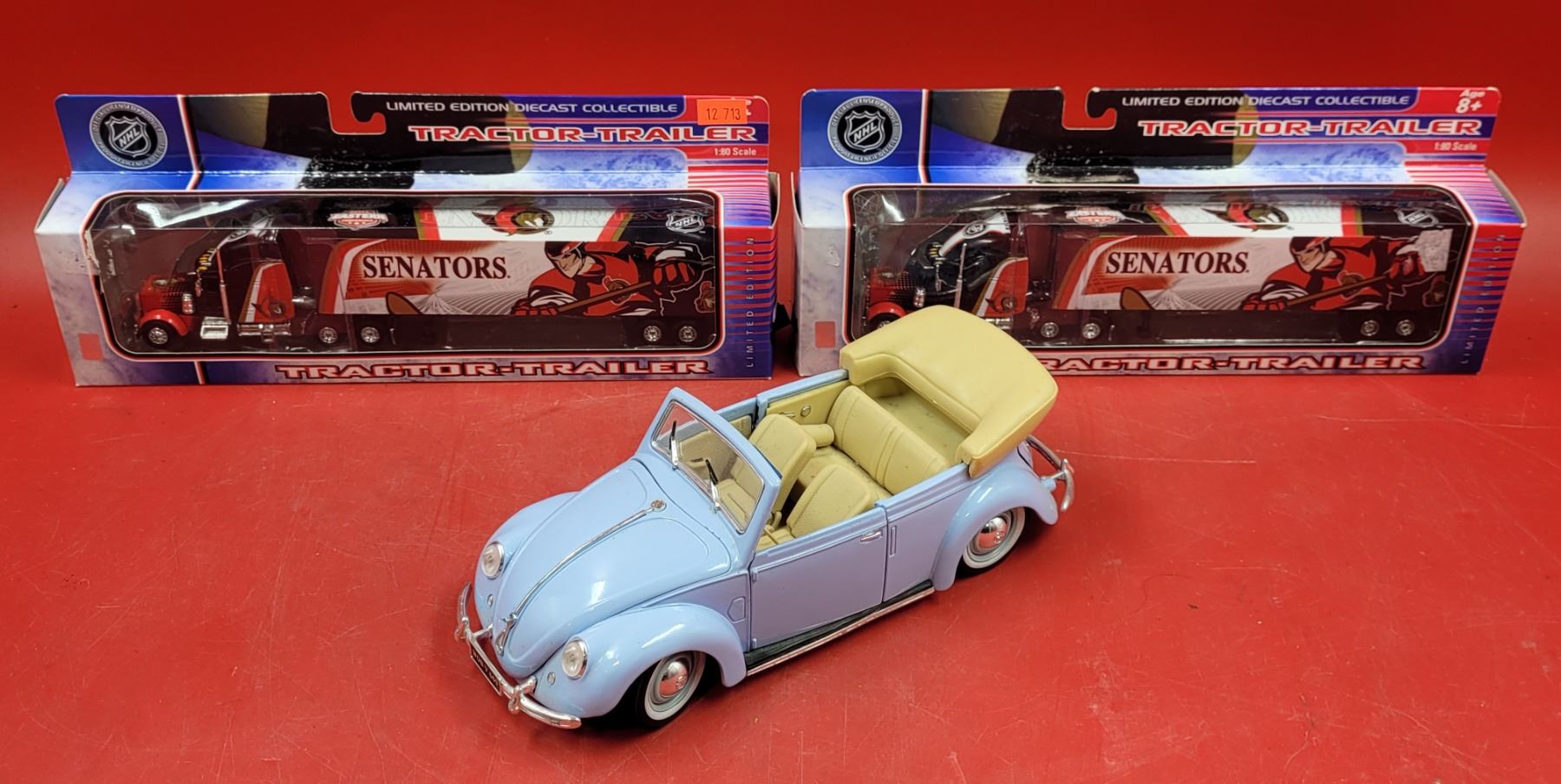 Diecast Vehicle Lot w/ 2 Senators Tractor-Trailers & Baby Blue ...