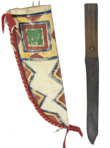 Parfleche Sheath & Old Knife
