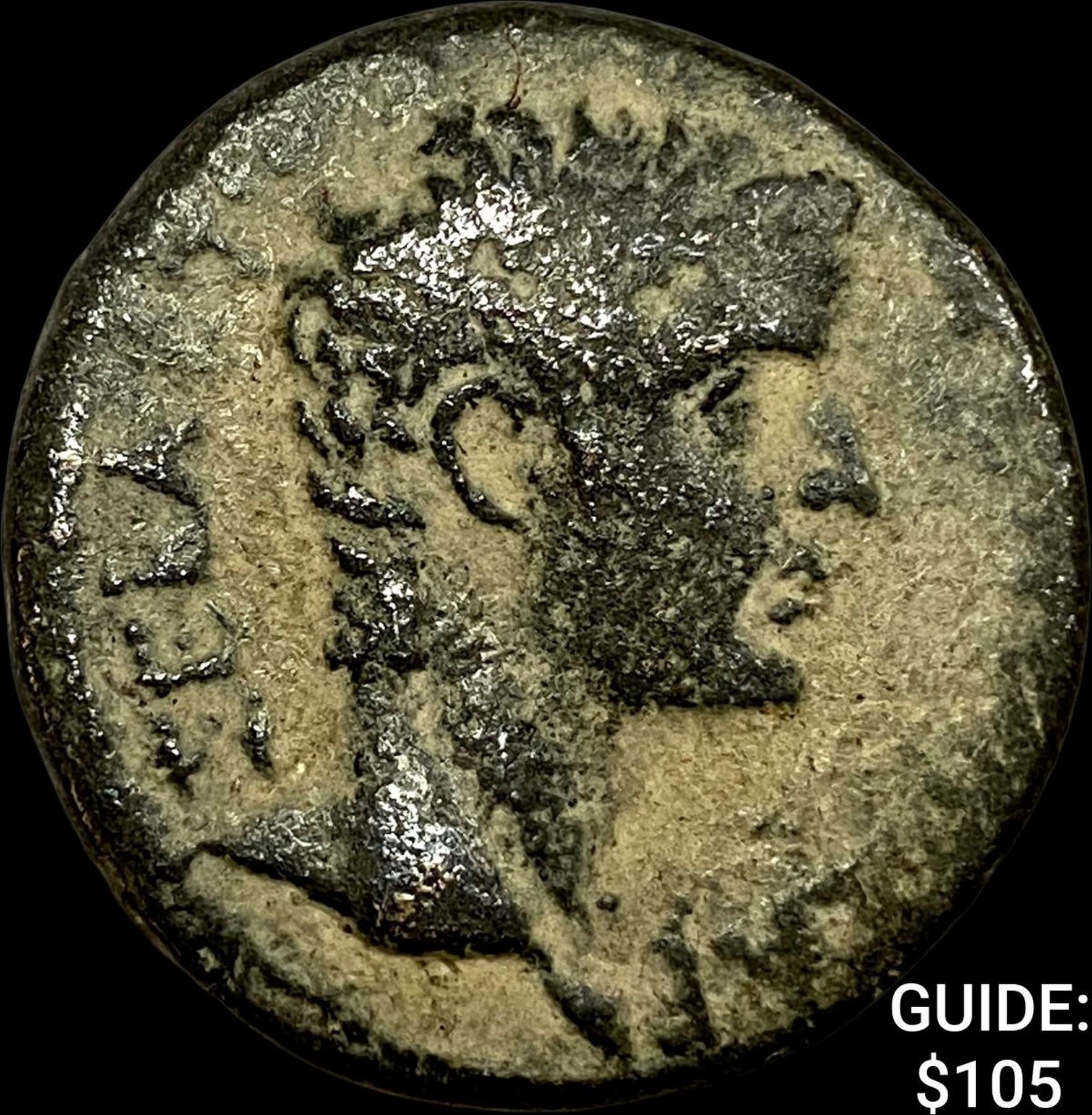 Roman Gallienus 253-268 AD Bronze Dbl Denarius NEARLY UNCIRCULATED