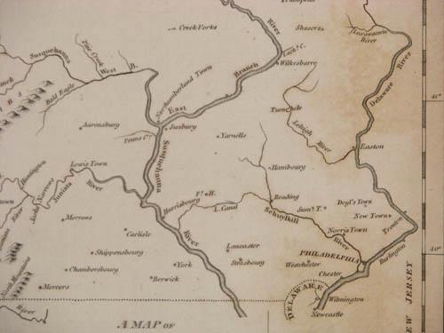 1794 Map of Pennsylvania from the Best Authorities