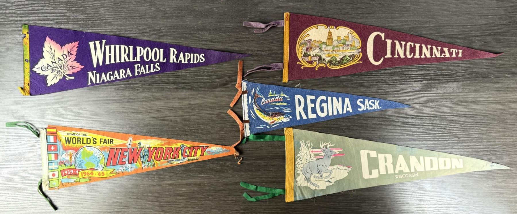 Antique Souvenir Pennants