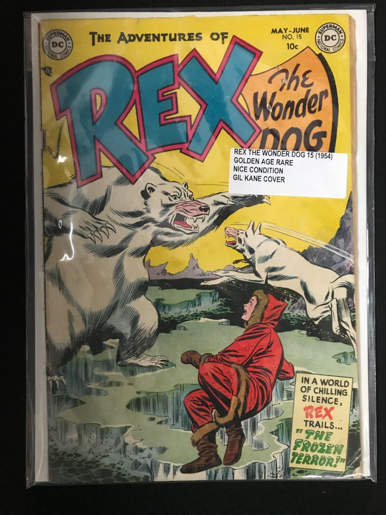 THE ADVENTURES OF REX THE WONDER DOG #15 (1954) - DC COMICS