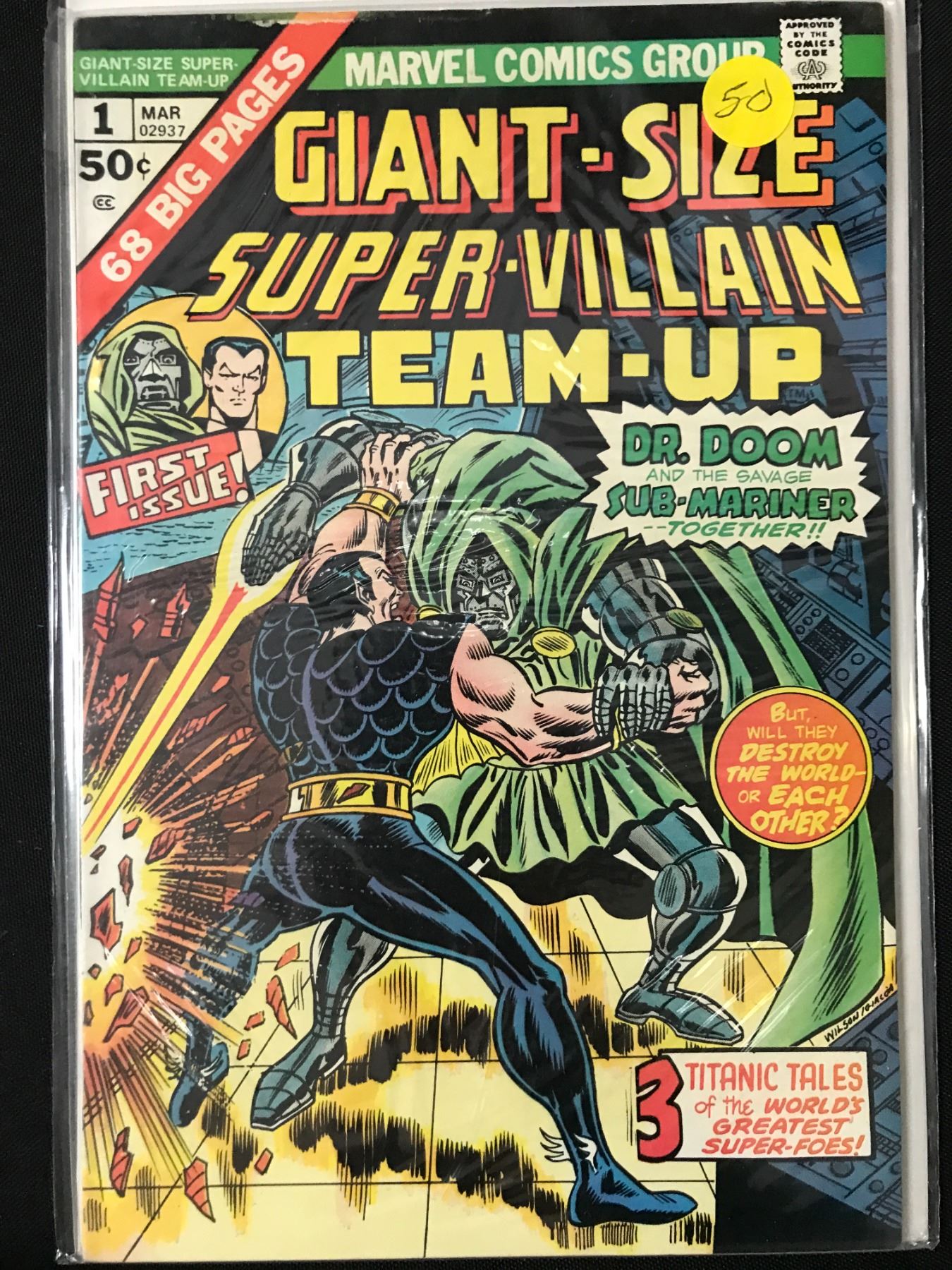 GIANT SIZED SUPER VILLAIN TEAM UP #1 - MARVEL COMICS