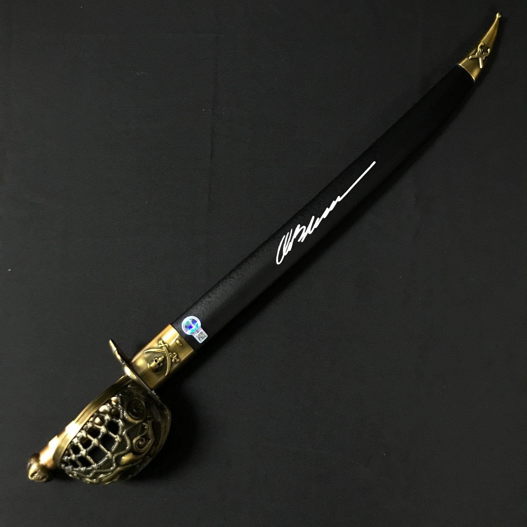ORLANDO BLOOM SIGNED SWORD - WWOC COA