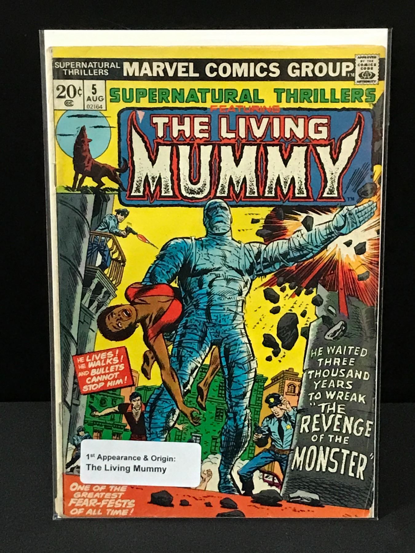 THE LIVING MUMMY #5 1ST APPEARANCE AND ORIGIN OF THE LIVING MUMMY ...