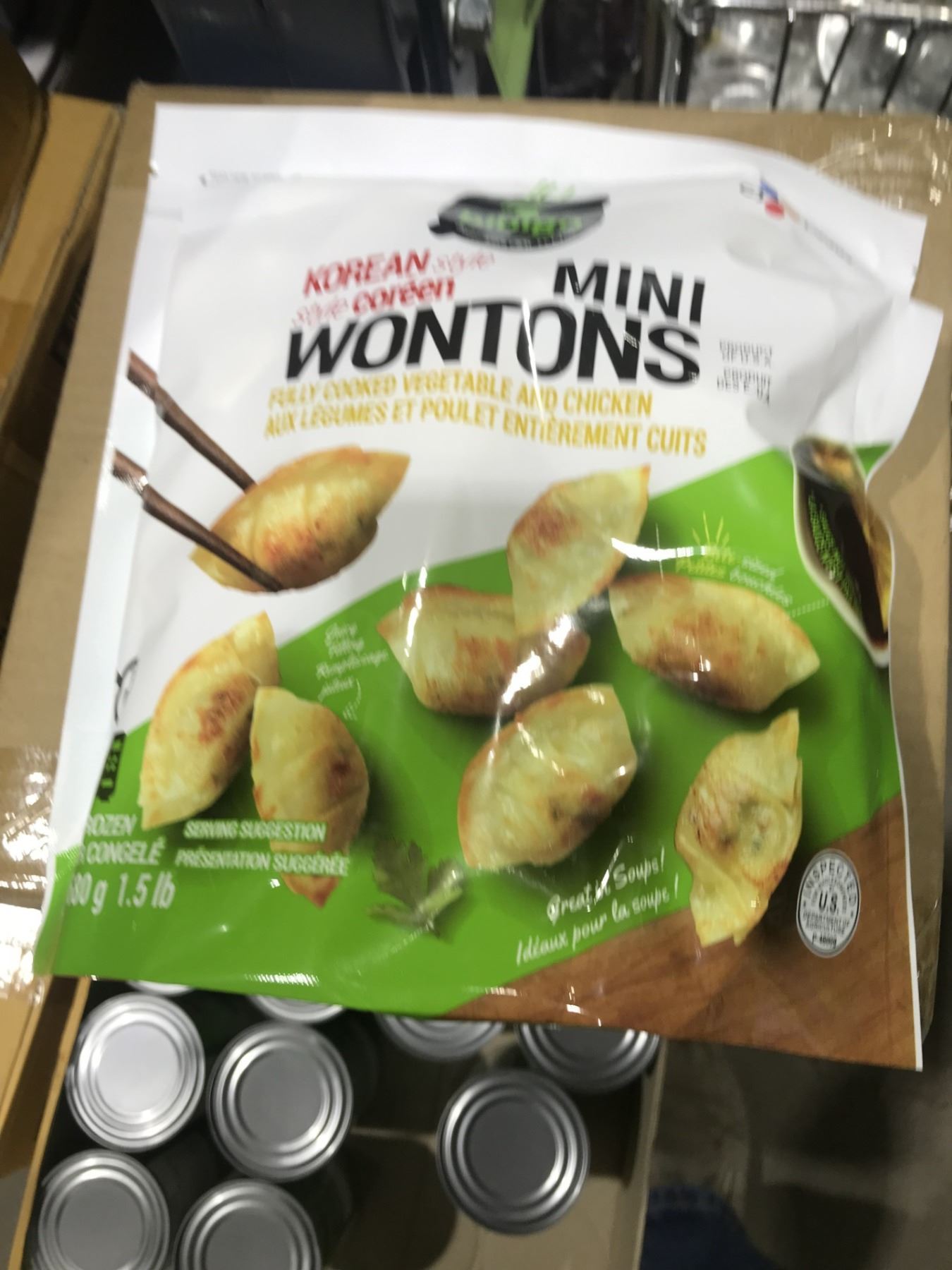 FROZEN: KOREAN MINI WONTONS (1.5 LBS)