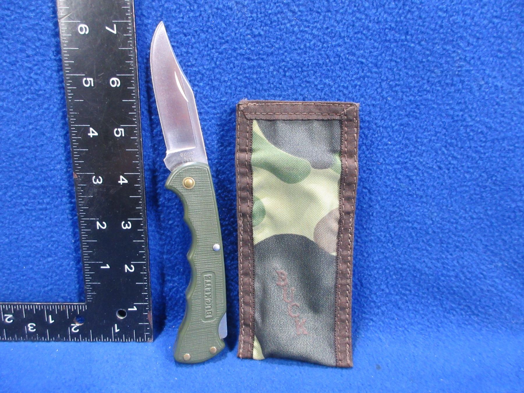 Buck 422 Bucklite Folding Lock Blade Knife with Sheath