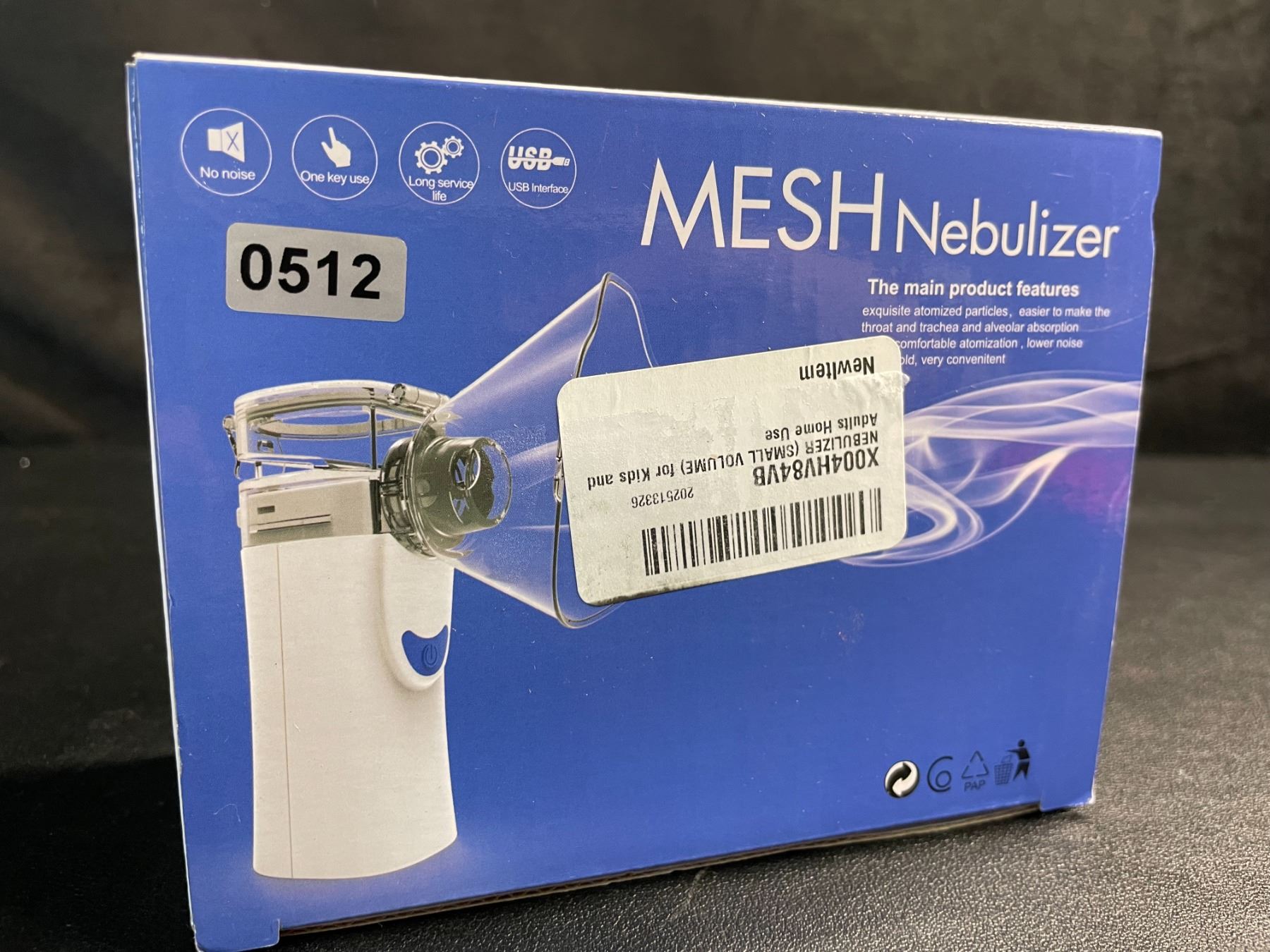 1 Mesh Nebulizer/Handheld Portable/Rechargeable Breathing Aid Nebulizer ...