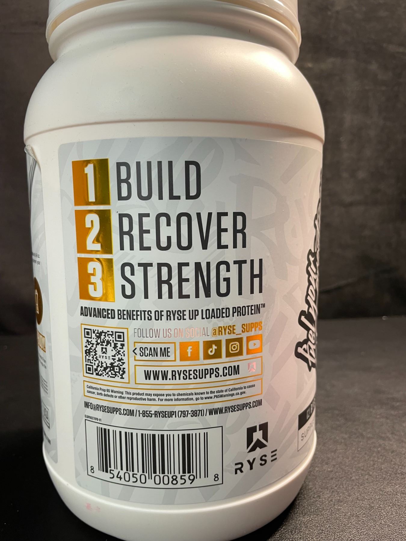 RYSE Loaded Protein Powder - Vanilla Peanut Butter (2.1LB) Protein ...