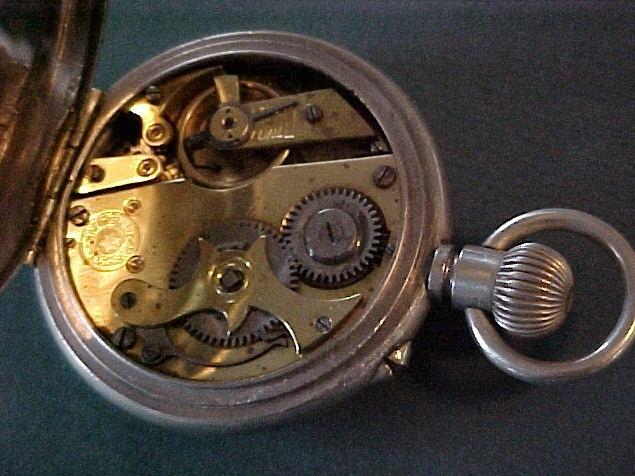 Russian Roskopf watch, late 19th century, in white metal case(? nickel ...