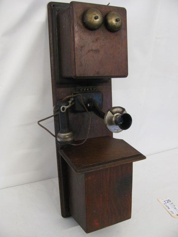 'Stromberg-Carlson' Oak Wall Telephone